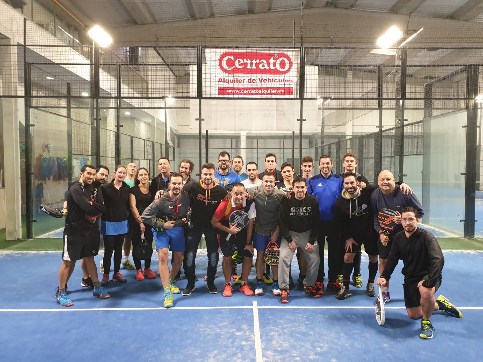 Cerrato colaborando en IV Torneo Experience Acción Padel - CERRATO